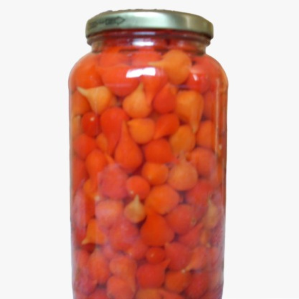 Receita de conserva de pimenta biquinho